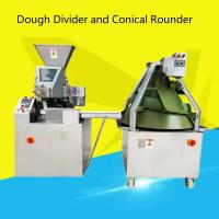 China Conical Spiral Pizza Dough Divider Rounder Teflon Coated 4500pcs/H Bread Dough Divider Machine for sale
