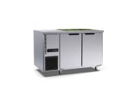China 3 Door Commercial Upright Freezer 1800×700×800mm Stainless Steel For Bakery Hotel for sale