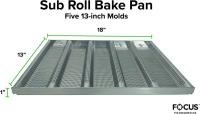 China Aluminum Sub Sandwich Roll Baking Tray and Baking Pan for sale