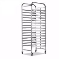 China 800x600 Double Oven Rack Proofer Cabinet Sus304 Stainless Steel Tray Racks for sale