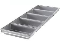 China Foodservice NSF Commercial 9'' Pullman Loaf Pan / 4 Strap 5-5/8 By 3-1/8-Inch Bread Pan Set for sale