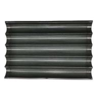 China 600x400 Aluminium Baking Tray 800X600 18X26 Inch Baguette Bread Baking Tray Commercial Nonstick for sale