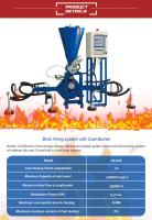 China Brick Making Machinery Electric Clay Brick Oven Coal Burner for sale