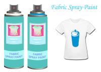China Black Fabric Spray Paint Acrylic Spray Paint For Clothing / Shoes UV Resistant for sale