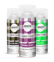 China 400ml Clothes Fabric Spray Paint Non Toxic Quick Dry Washable for sale