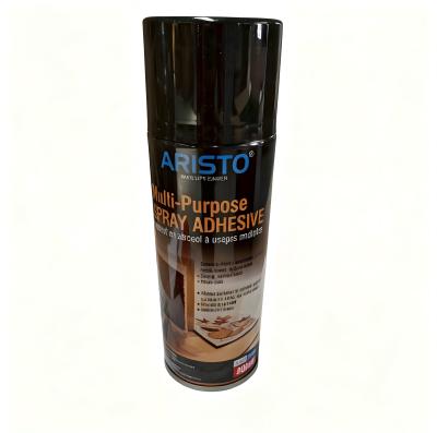 China Multi-Surface Spray Adhesive with 1-5 Minutes Drying Time and Less Than 30% VOC Content in 350g Net Weight for sale