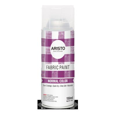 China Aristo 150ml 400ml Permanent Colors Fabric Spray Paint for sale