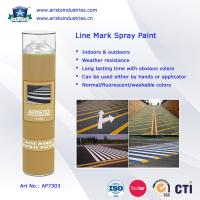 China Acrylic Aerosol Line Mark Floor / Road Marking Spray Painting 750ml Weather Resistance for sale