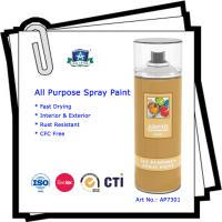 China 400ML Colorful All Purpose Acrylic Spray Paint for Indoor / Outdoor Custom Color for sale