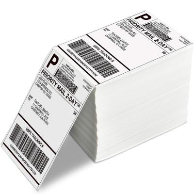 China Factory Direct Supply Heat Sensitive Thermal Transfer Label 100x150 Printed Paper Shipping Label 4x6 for sale