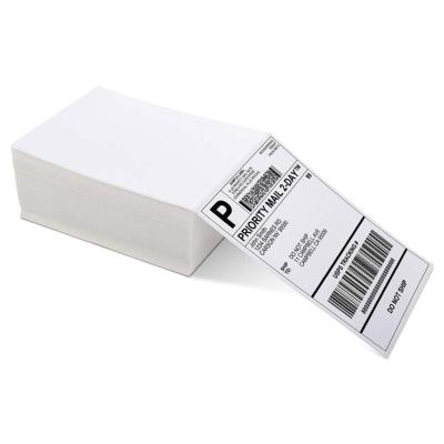 China White Heat Sensitive Direct Thermal Barcode Paper 4*6inch Shipping Label for sale