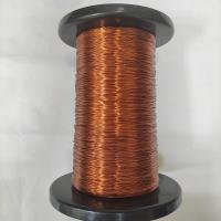 China Self Bonding Enameled Copper Magnet Wire 0.17mm 200C Thermal Class for Motor Winding for sale