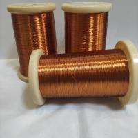 China Solvent Motor Winding Wire 0.23mm Class 220 Self Adhesive Copper Magnet Wire for sale