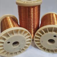 China Polyesterimide Coated Magnet Wire 0.24mm Enameled Self Bonding Copper Wire 220°C for sale
