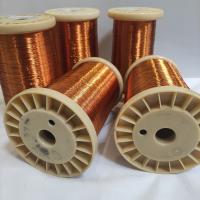 China 0.12mm Awg36 Enamel Coated Copper Wire Hot Wind Self Bonding For Frameless Coil for sale
