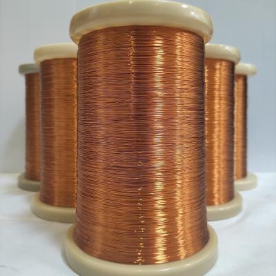 China AWG30 Enamel Coated Magnet Wire 0.25mm Class 220 Hot Air Self-Adhesive Pure Copper for sale