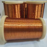 China 0.12mm Awg36 Enamel Coated Copper Wire Hot Wind Self Bonding For Frameless Coil for sale