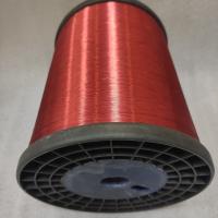 China AIW 0.15mm Class H Coated Magnet Wire Red RFID Transformer Copper Round Wire for sale
