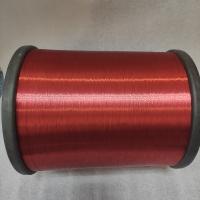 China AIW 0.15mm Class H Coated Magnet Wire Red RFID Transformer Copper Round Wire for sale