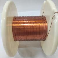 China 0.025mm Copper Enameled Wire Magnetic Coil Aromatic Polyimide Copper Round Wire for sale
