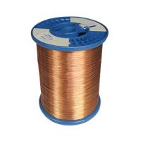China Class 155 Enameled Round Copper Wire 0.085mm Alcohol Soluble For Speaker for sale