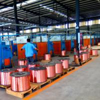 China CCA Alcohol Soluble Enameled Round Copper Clad Aluminum Wire 0.04mm Class 200 for sale