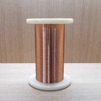 China Polyamideimide Composite Polyester Enamel Coated Copper Wire 0.04mm Class 200 Self Bonding for sale