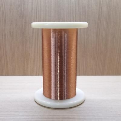 China Polyamideimide Composite Polyester Enamel Coated Copper Wire 0.04mm Class 200 Self Bonding for sale