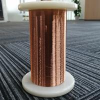 China Aromatic Polyimide Round Copper Wire 0.018mm 240 Thermal Class Enameled Magnet Wire for sale
