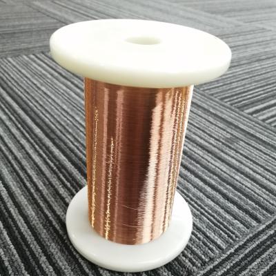 China 0.13mm Polyurethane Enameled Round Copper Wire Self Bonding Solderable for sale