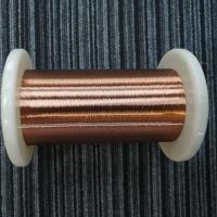 China Alcohol Soluble 0.09mm CCA Copper Clad Aluminum Enameled Voice Coil Wire for sale