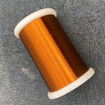 China Class 155 Enameled Round Copper Wire 0.085mm Alcohol Soluble For Speaker for sale