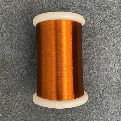 China 0.085mm PE/AIW Self Adhesive Enameled Copper Wire Class 200 for Speaker Voice Coil for sale
