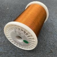 China Class 200 Hot Air Self Adhesive Enamelled Copper Winding Wire 0.075mm for sale