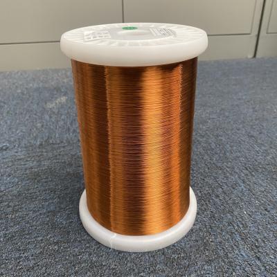China Hot Air Direct Weldable Enameled Copper Wire 0.17mm 130C 180C for Magnetic Induction Coils for sale