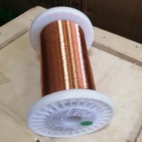 China Hot Air Self Adhesive Polyester Enameled Copper Wire 0.075mm Class 130/155 B/F for sale
