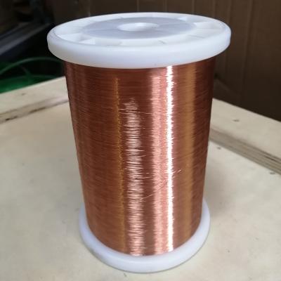 China AWG 39 Polyester Enameled Copper Wire Red Copper Magnet Wire For Speaker for sale