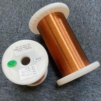 China Aromatic Polyimide Round Copper Wire 0.018mm 240 Thermal Class Enameled Magnet Wire for sale