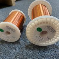 China JIS Self Bonding Polyesterimide Enameled Round Copper Wires 0.11mm for sale