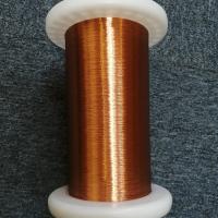 China Heat Bondable Enamelled Copper Magnet Wire Wire 0.06mm Self Bonding Wire for sale