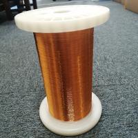 China 0.085mm PE/AIW Self Adhesive Enameled Copper Wire Class 200 for Speaker Voice Coil for sale