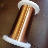 China Polyamideimide Composite Coating Enamelled Round Copper Wire 0.085mm For Uew Motor for sale