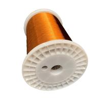 China Hot Air Direct Weldable Enameled Copper Wire 0.17mm 130C 180C for Magnetic Induction Coils for sale
