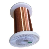 China Class 130/155 Hot Air Self Adhesive Enameled Copper Winding Wire 0.08mm for Speaker for sale