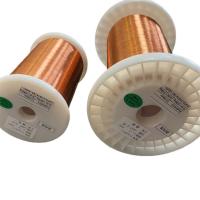 China Hot Air Direct Weldable Enameled Copper Wire 0.17mm 130C 180C for Magnetic Induction Coils for sale