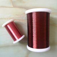 China Class 130/155 Hot Air Self Adhesive Enameled Copper Winding Wire 0.08mm for Speaker for sale
