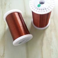 China 0.07mm Self Bonding Enamelled Round Copper Wire Polyamideimide Composite 220°C for sale