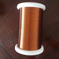 China EIW Class 180 Soldering Enameled Wire Copper Wire 0.08mm For Magnetic Induction Coils for sale