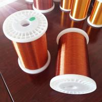 China 0.1mm Class 200 Self Bonding Polyesterimide Voice Coil Wire Solid Conductor for sale