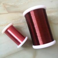 China Polyamideimide Composite Coating Enamelled Round Copper Wire 0.085mm For Uew Motor for sale